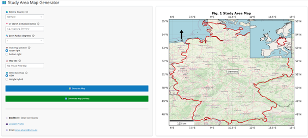 Study Area Map Generator: A Web-Based Shiny Application for Generating ...